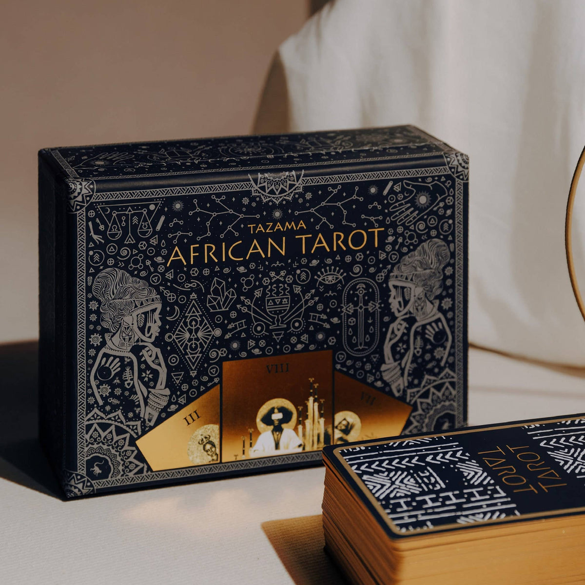 Tazama African American Tarot Deck. Modern Black Tarot Cards — TarotArts