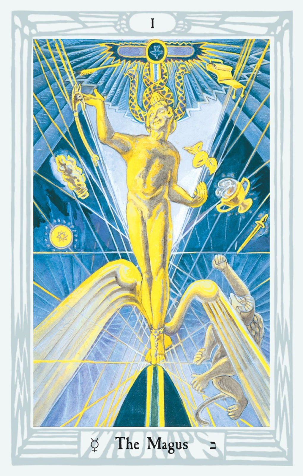 Aleister Crowley Deluxe Tarot: Gilded Deck & Book Set — TarotArts